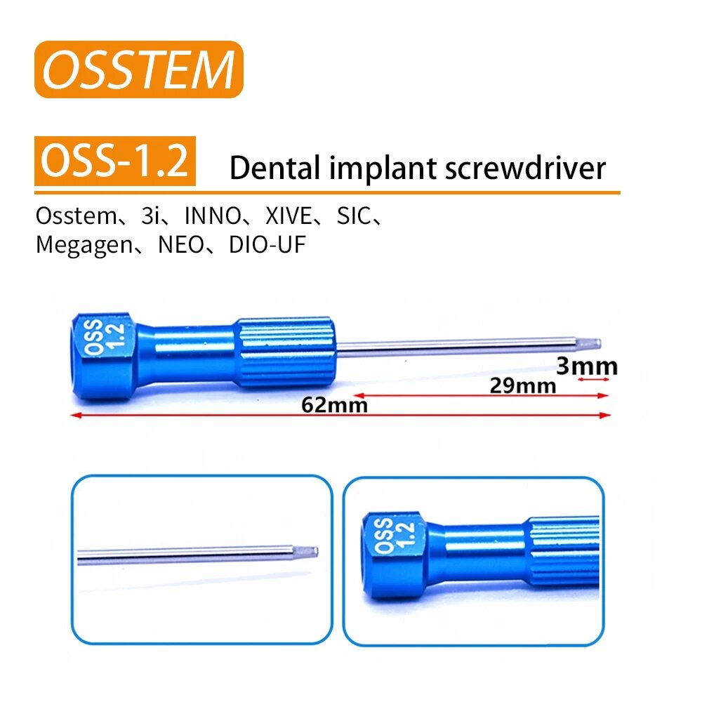 Аксессуары для имплантов Dentium ITI Straumann Osstem OSS-1.2