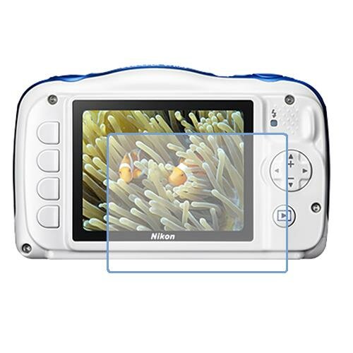 Скрин Мобайл защитный экран для фотоаппарата Nikon Coolpix W100 из нано стекло 9H
