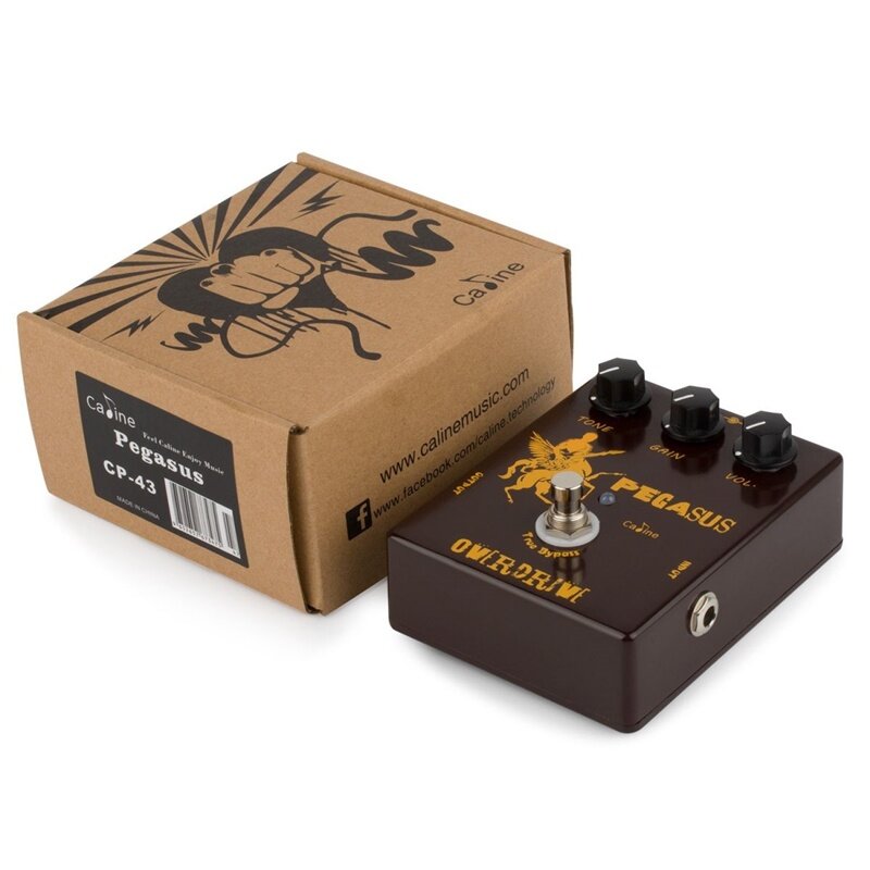 Caline CP-43 Pegasus Overdrive Гитарные эффекты Педаль Клон Центаур Симуляция Гитарные аксессуары