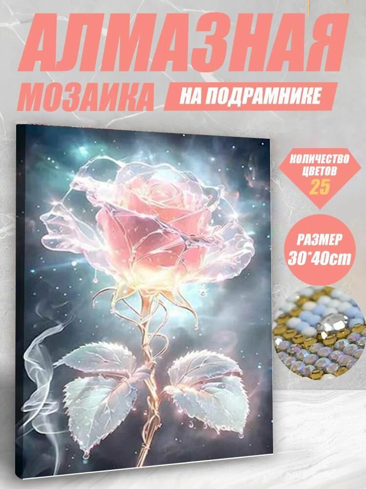 Алмазная картина, 30х40 см, инкрустация стразами, без рамы, пейзаж/декоративный подарок.