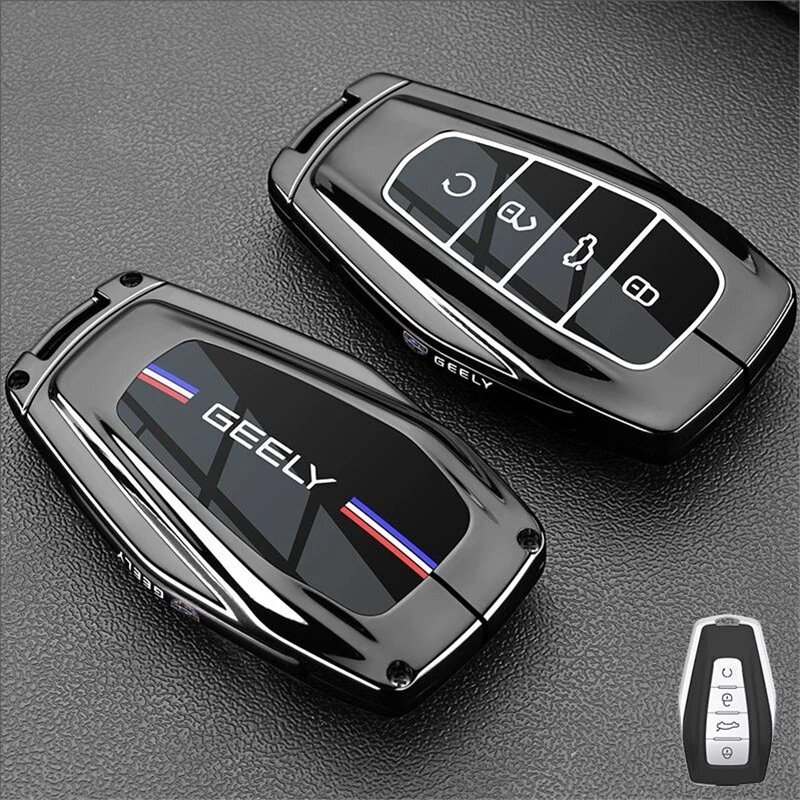 Чехол для ключей Geely, черный, B key gun cover
