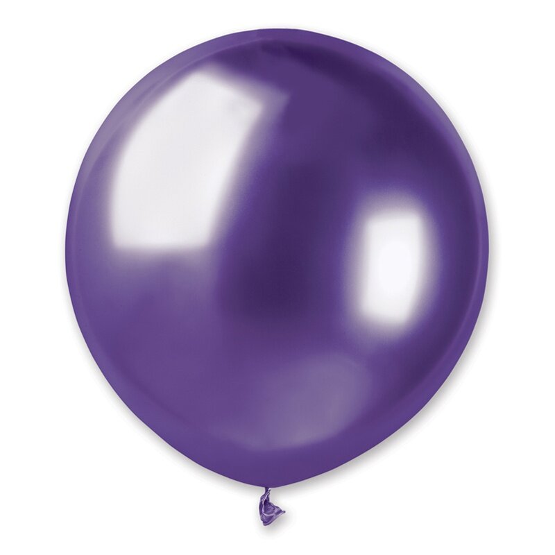 Шар латексный GEMAR Хром, Фиолетовый 97, Металл/Shiny Purple