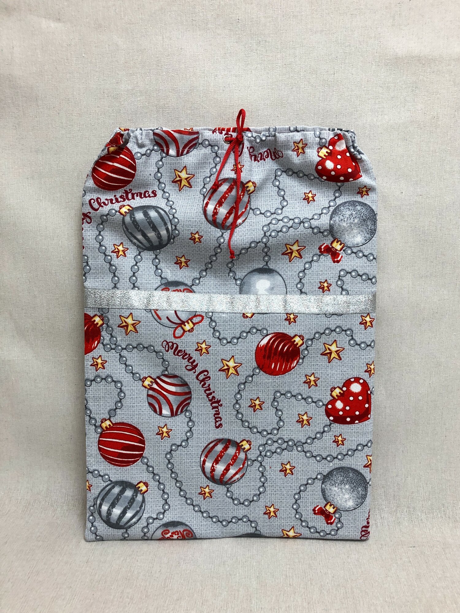 Мешок большой 50х34 см, цвет м27-1, из рогожки, хлопковый, для упаковки и хранения