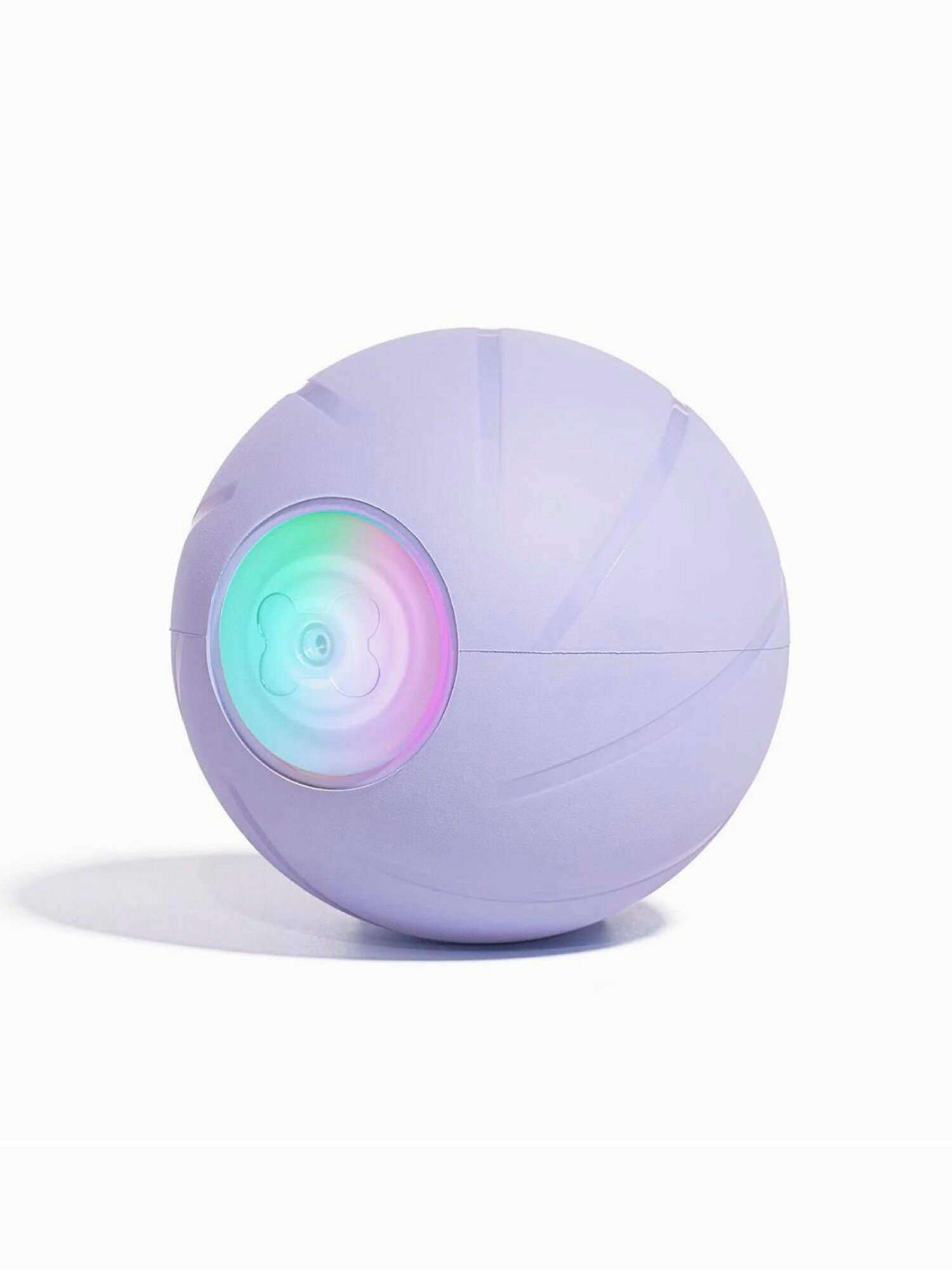 Игрушка для собак мяч Cheerble PE интерактивный, каучуковый для средних и крупных пород с зарядкой, фиолетовый