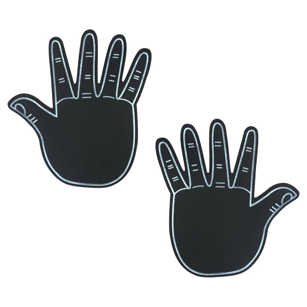 2 большие поролоновые перчатки с двусторонним дизайном для поддержки команды на спортивных мероприятиях