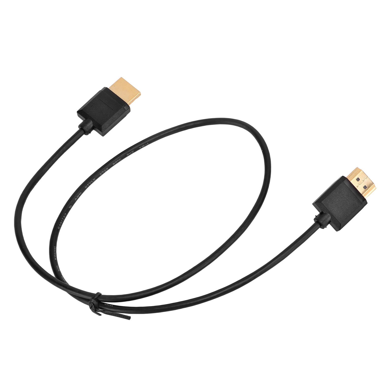 Кабель HDMI Type A 2.0 Женский-женский для передачи данных 4K 60Hz 18Gbps для IOS, Samsung QLED, Sony Z9G, LG 0.6м/23.6in