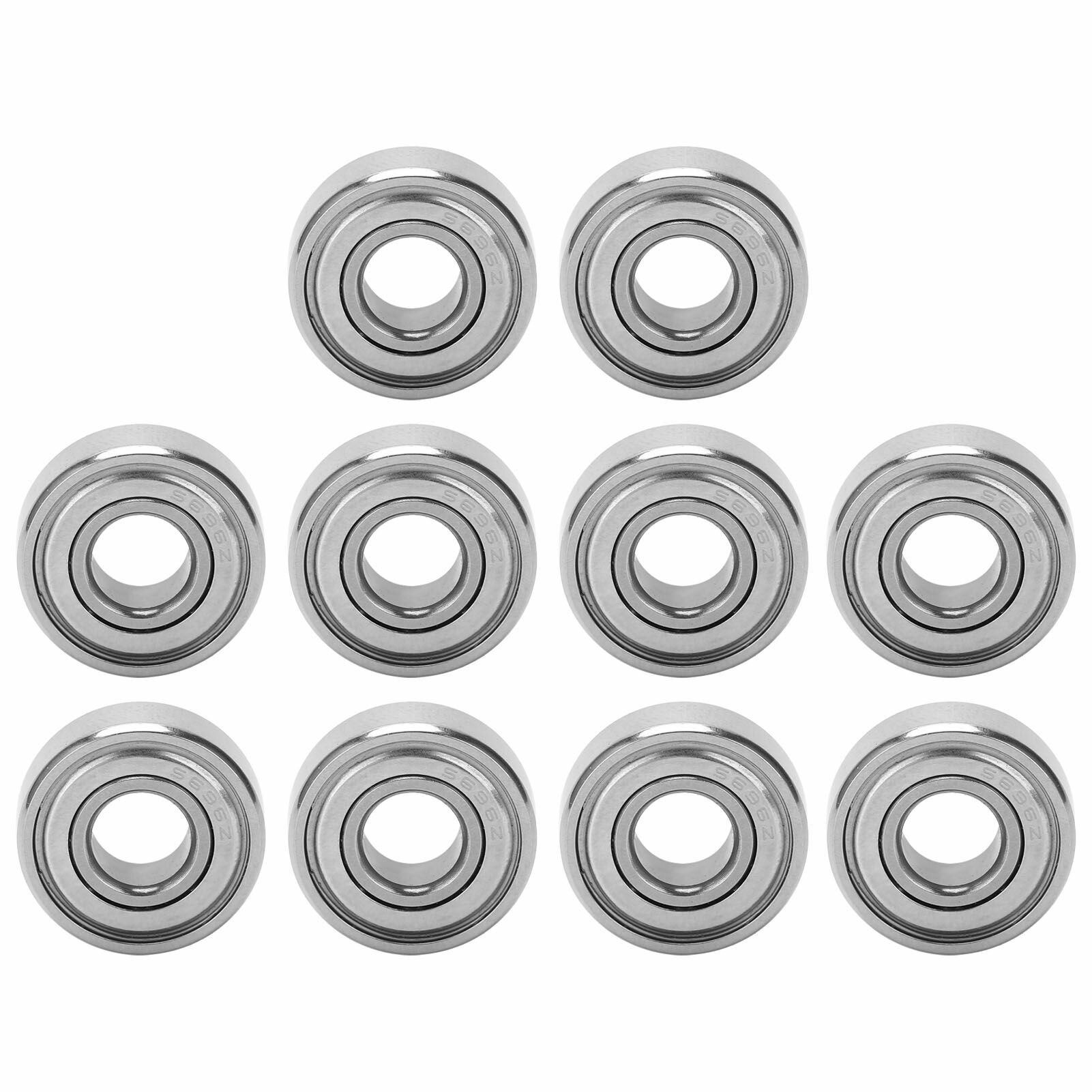10 шт. подшипник высокоскоростной прокатки миниатюрные механические детали Замена S696ZZ 15x6x5 мм