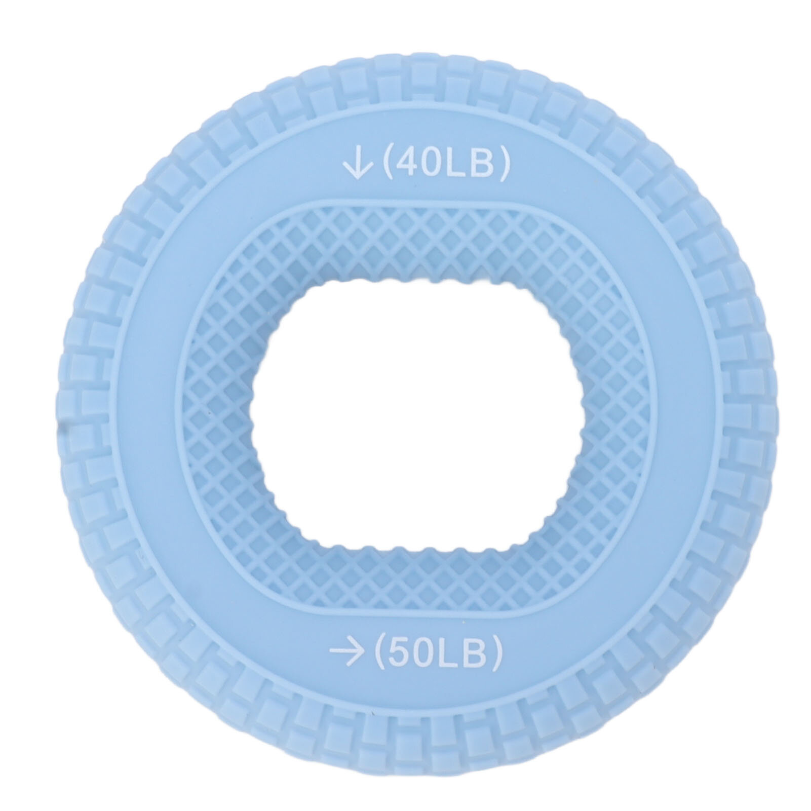 Кольцо для тренировки силы захвата, силиконовый усилитель для рук, тренажер для пальцев предплечья для тренировок по реабилитации, синий, 40-50 фунтов