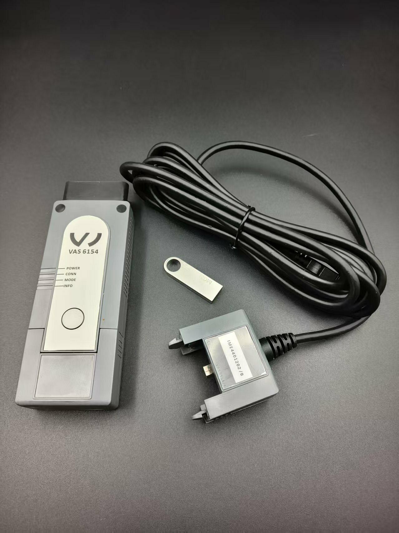 Автосканер VAS6154A для VW/Audi/Skoda/Seat, пластик, светло-серый