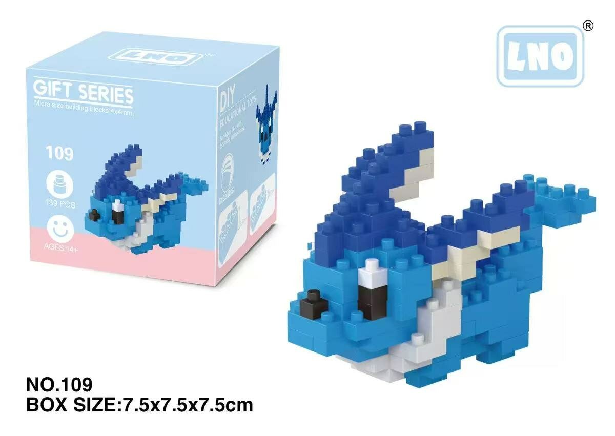 Bandai Pokemon Мини-конструктор Пикачу, A-087-Charmander, With BOX, Унисекс