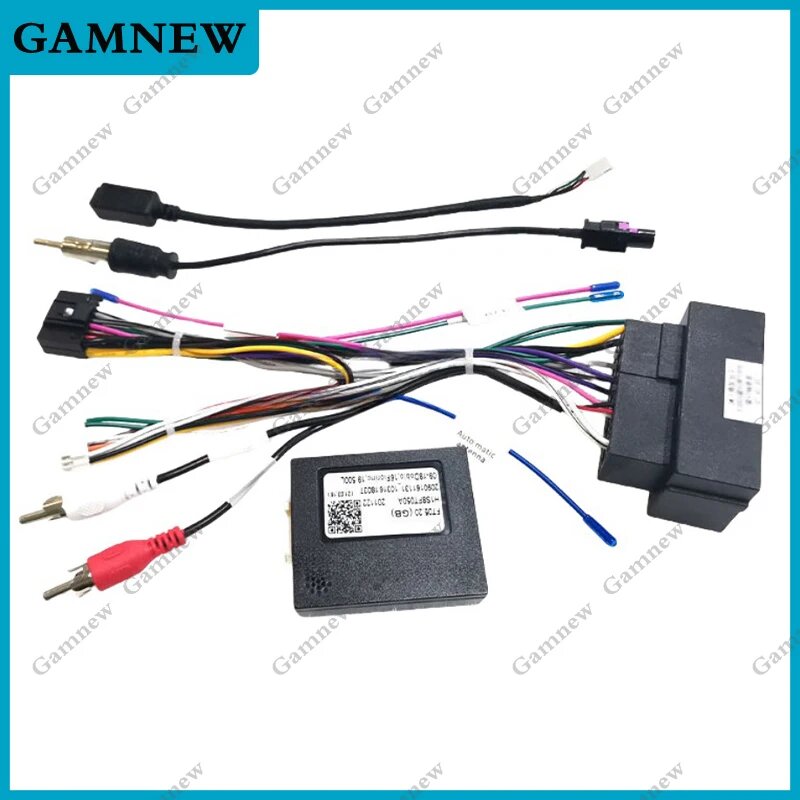 Автомобильный 16-контактный USB-кабель жгута проводов Android с Canbus для Fiat Doblo 2016 ~ 2019/500L 2019 Турция