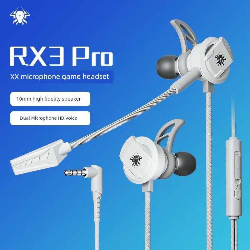 RX3 Pro Серо-цибер игровые наушники с разъемом 3.5 мм для игр
