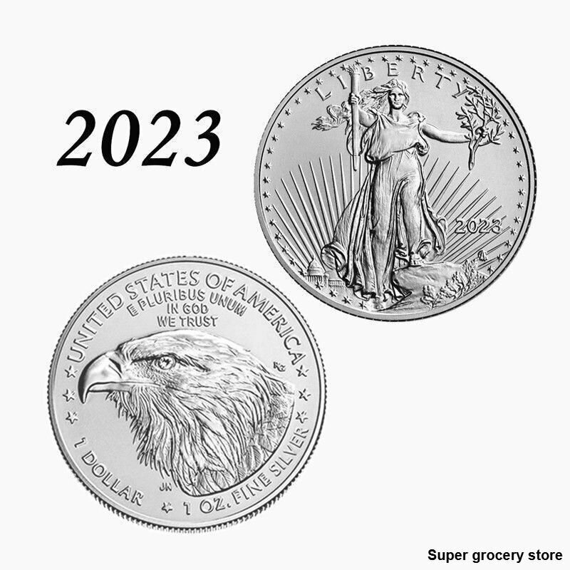 Американский орел, Богиня, памятные монеты, монеты 2023-4