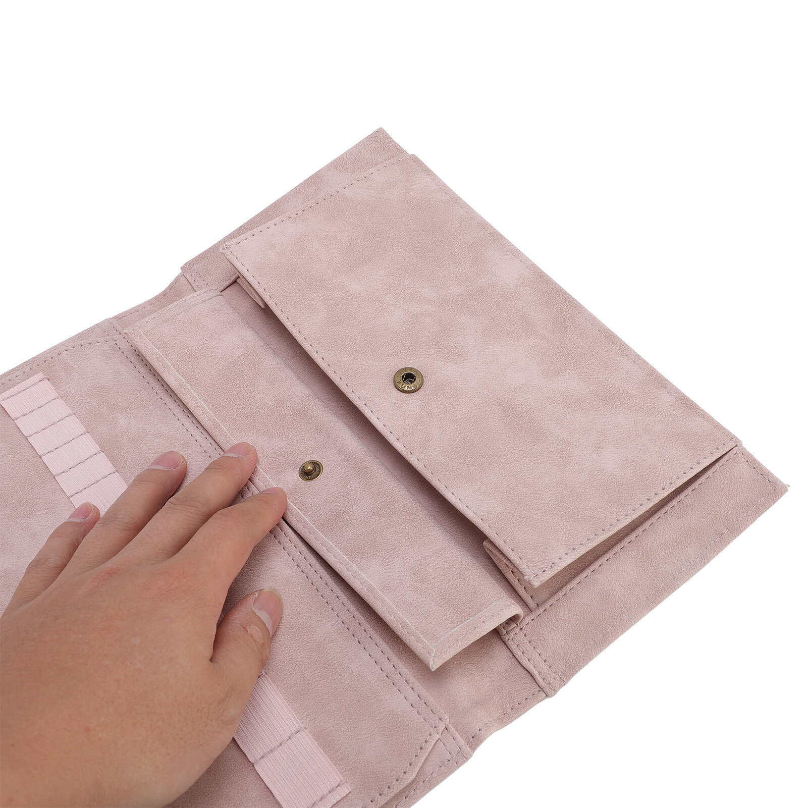 Сумка для хранения спиц PU 13 дюймов чехол для спиц органайзер для дома и путешествий кафе светло-розовый