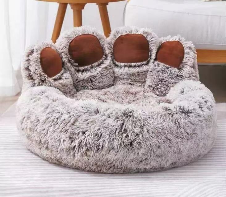 Кровать для домашних животных-толстая версия, 50*50 см, в форме медвежьего когтяXGQ