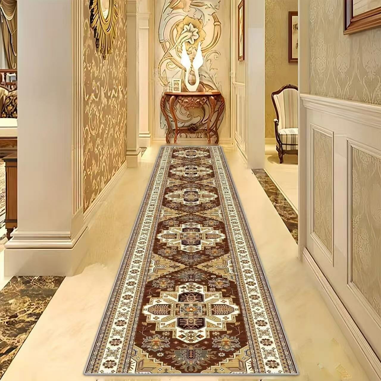 Коврик для прихожей в европейском стиле для домашнего использования, ковровое покрытие для коридоров отелей 60x240 см