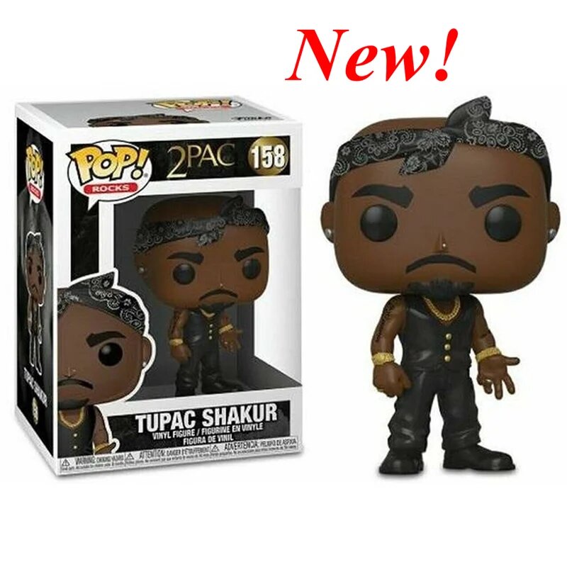POP Rapper Stars Тупак 2Pac 158 in box