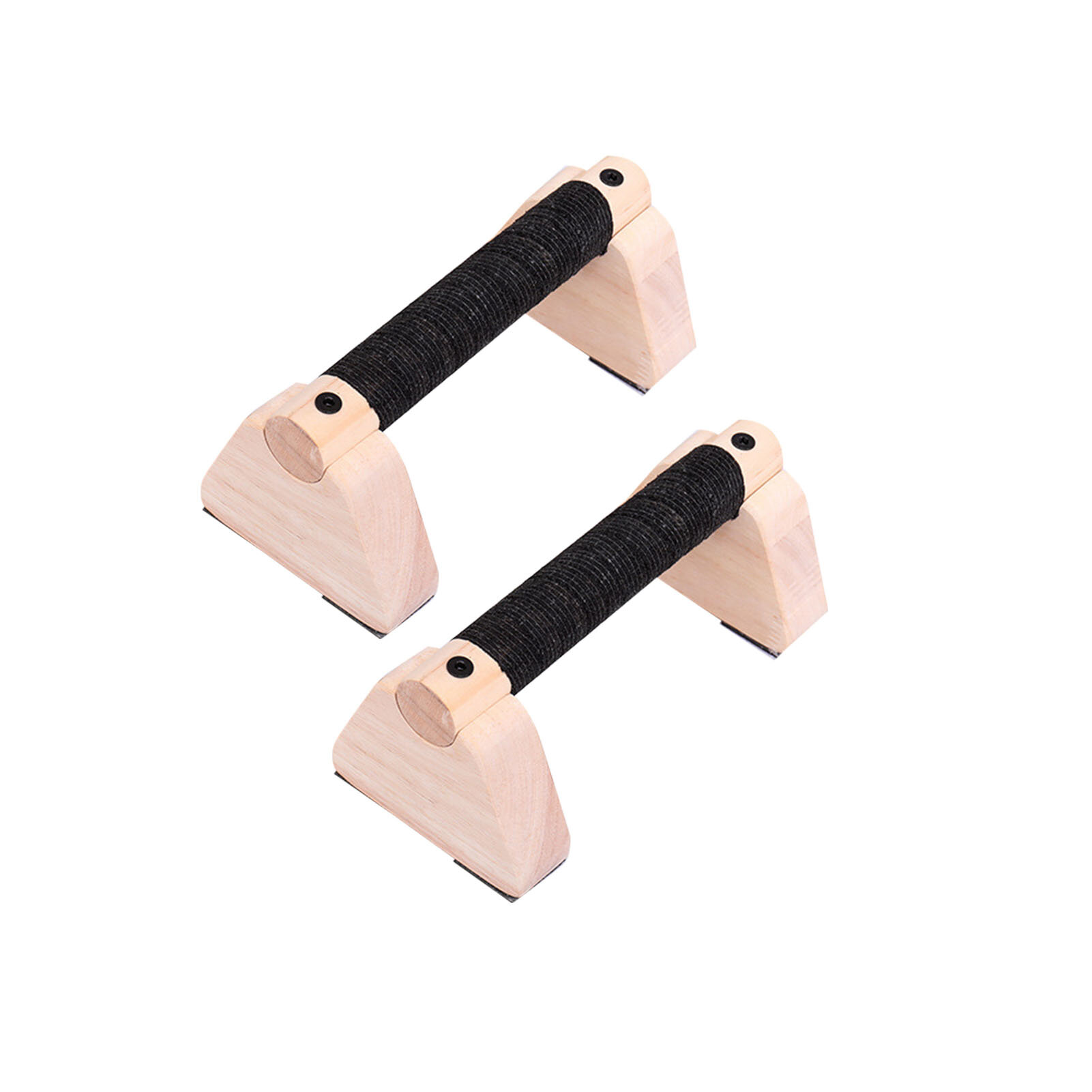 2 шт. многофункциональная деревянная перекладина для художественной гимнастики с ручками для отжиманий для силовых тренировок 25 см/9,84 дюйма