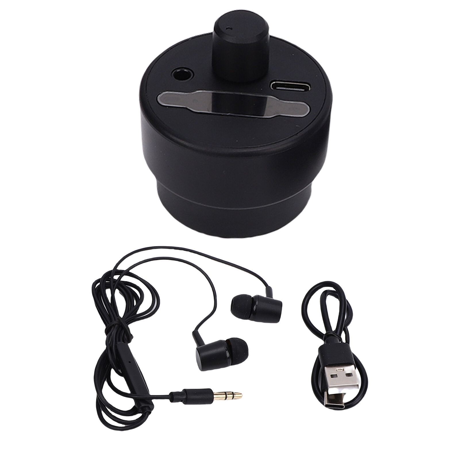 Water Leakage Detector Wall Pipe Leakage Listen Detector Sound Intensifier Device with Earphone Signal Light for Kitchen Bathroom