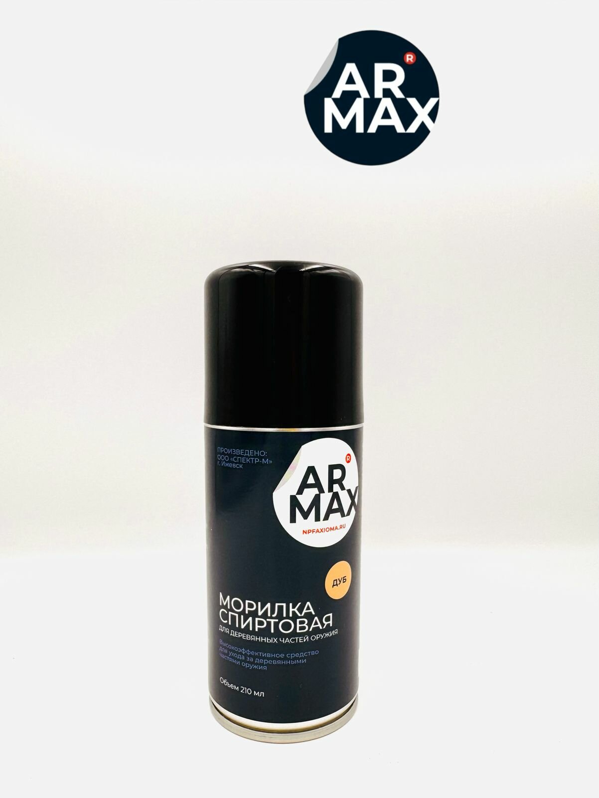 Морилка спиртовая для деревянных частей оружия ARMAX Дуб 210 мл