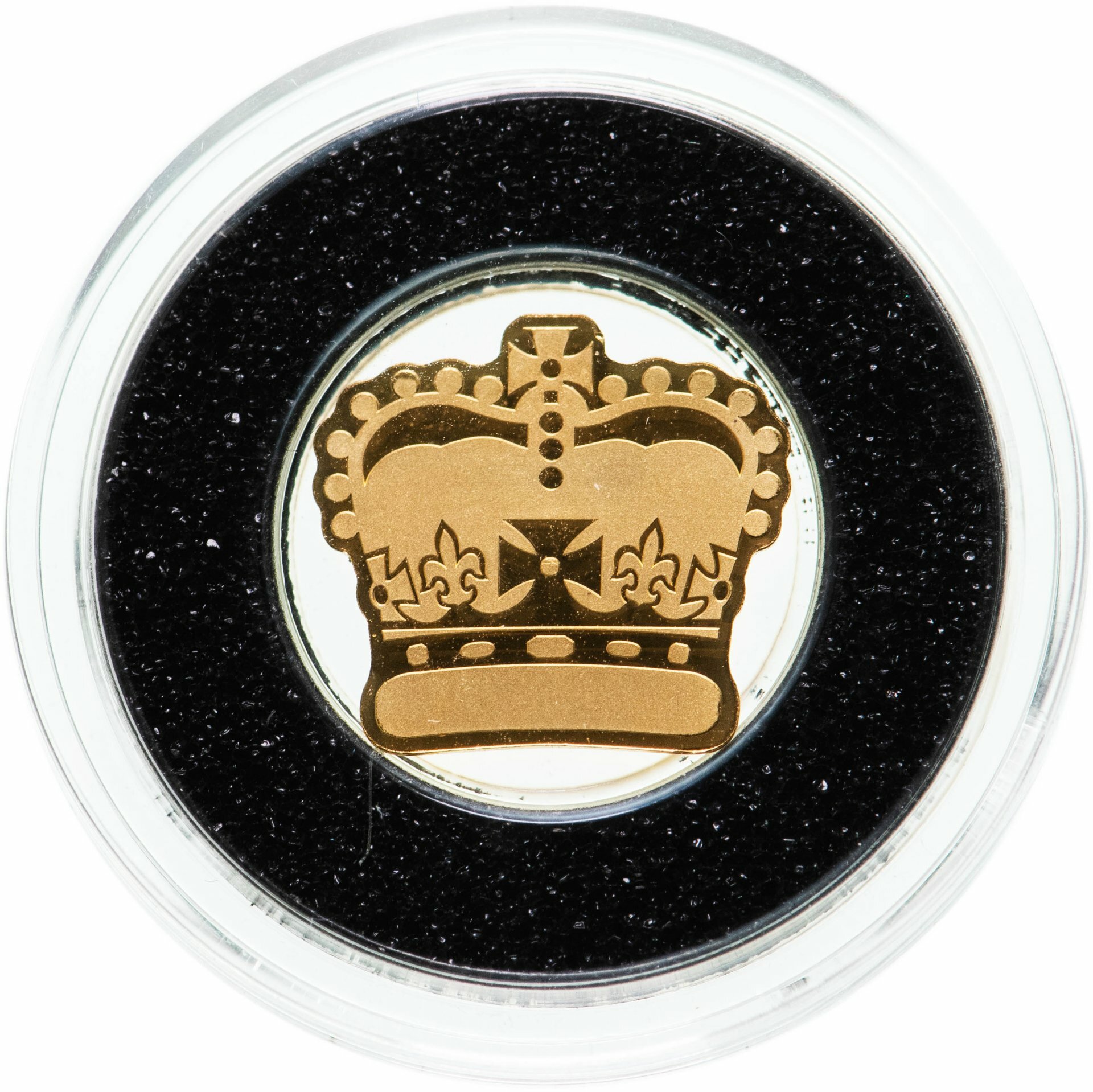 Палау 1 доллар 2023 "Корона" с сертификатом, Золото 999, в сохранности UNC