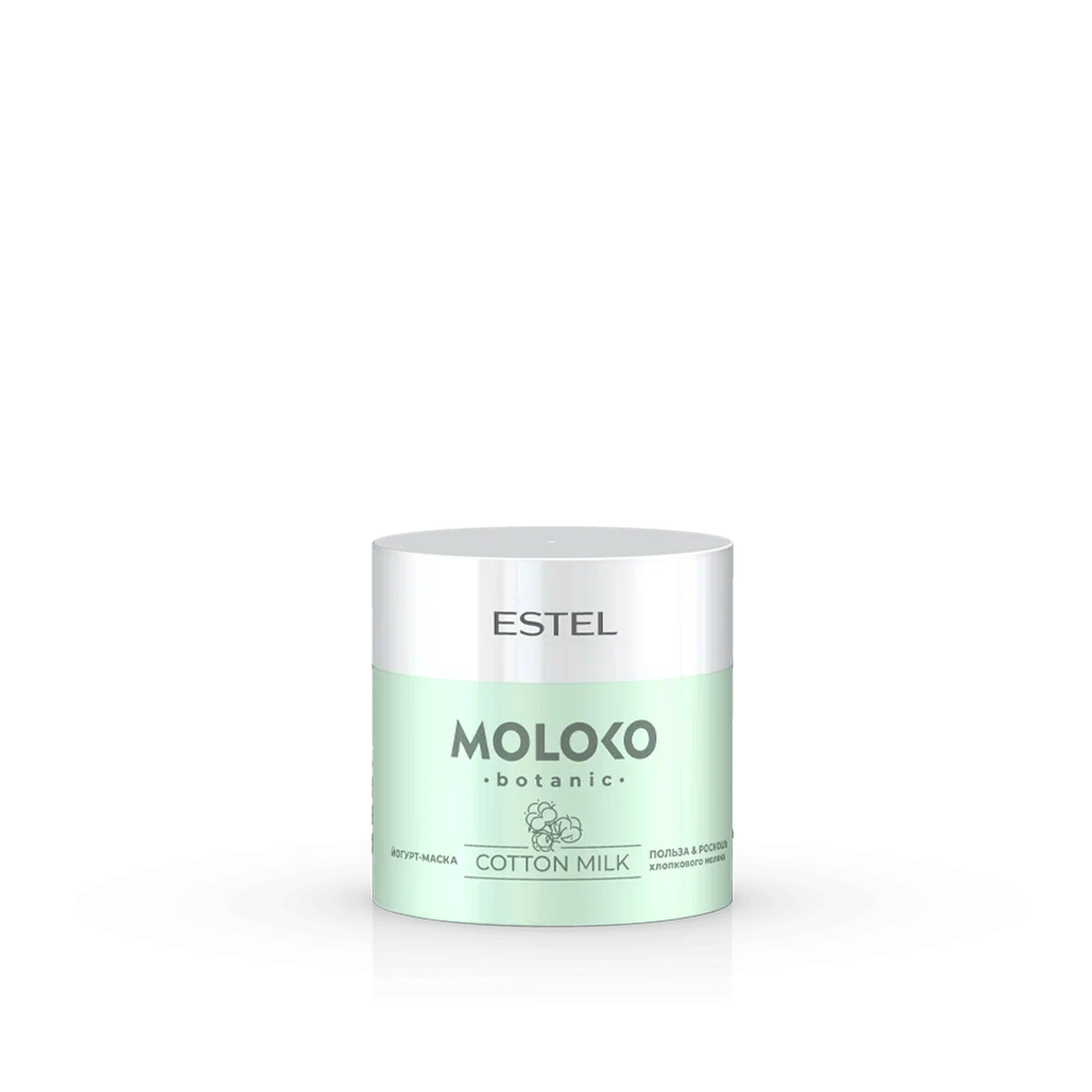 Маска-йогурт ESTEL Moloko Botanic, для всей длины волос, разглаживание, блеск, 300мл