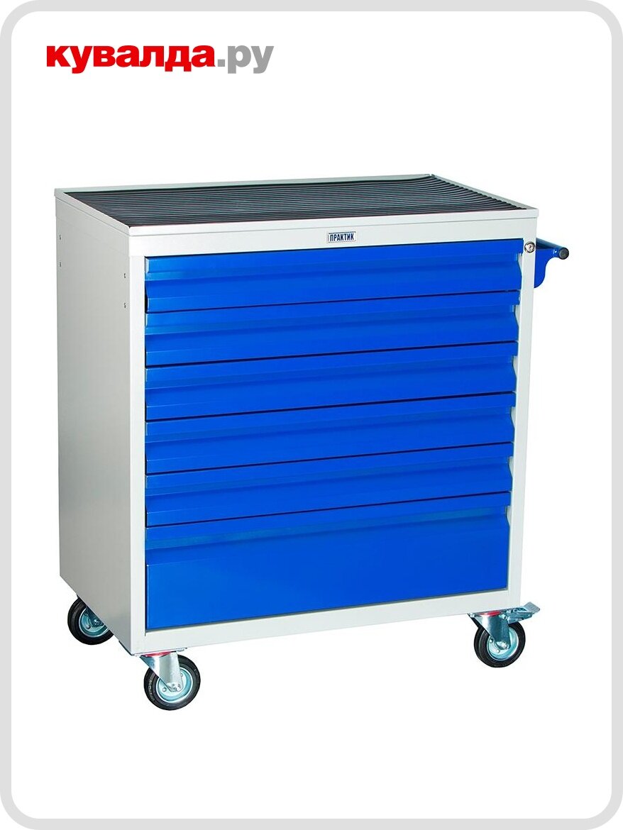 Тележка инструментальная практик WDS-6 6 выдвижных полок