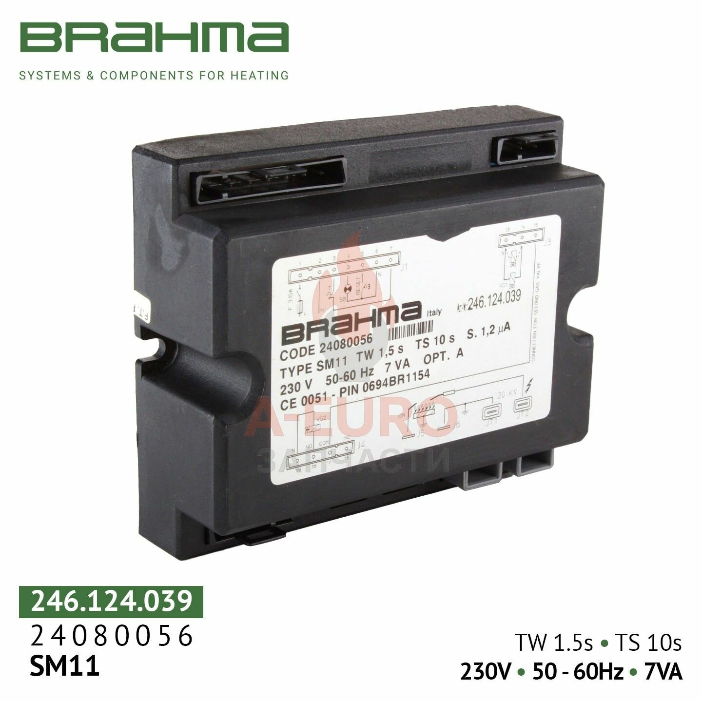Блок управления горением Brahma SM11, 24080056