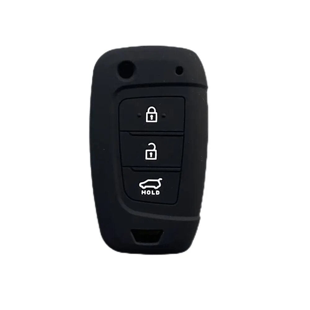 3-кнопочный силиконовый чехол для автомобильного ключа, защитный чехол для Hyundai Solaris 2 Elantra I30 I35 I40 Tucson Kona, флип-брелок с дистанционным управлением
