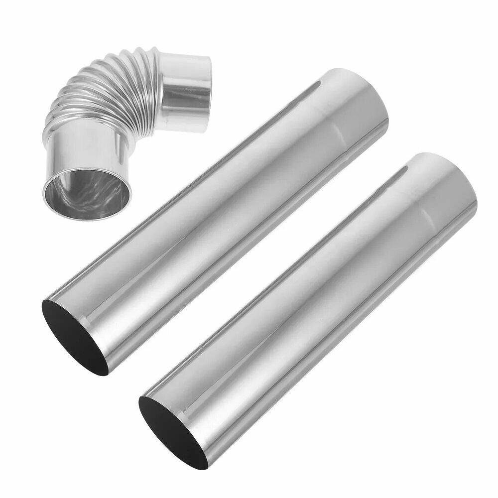 Набор труб из нержавеющей стали для дымохода палаточной печи, удлинитель для наружных котлов