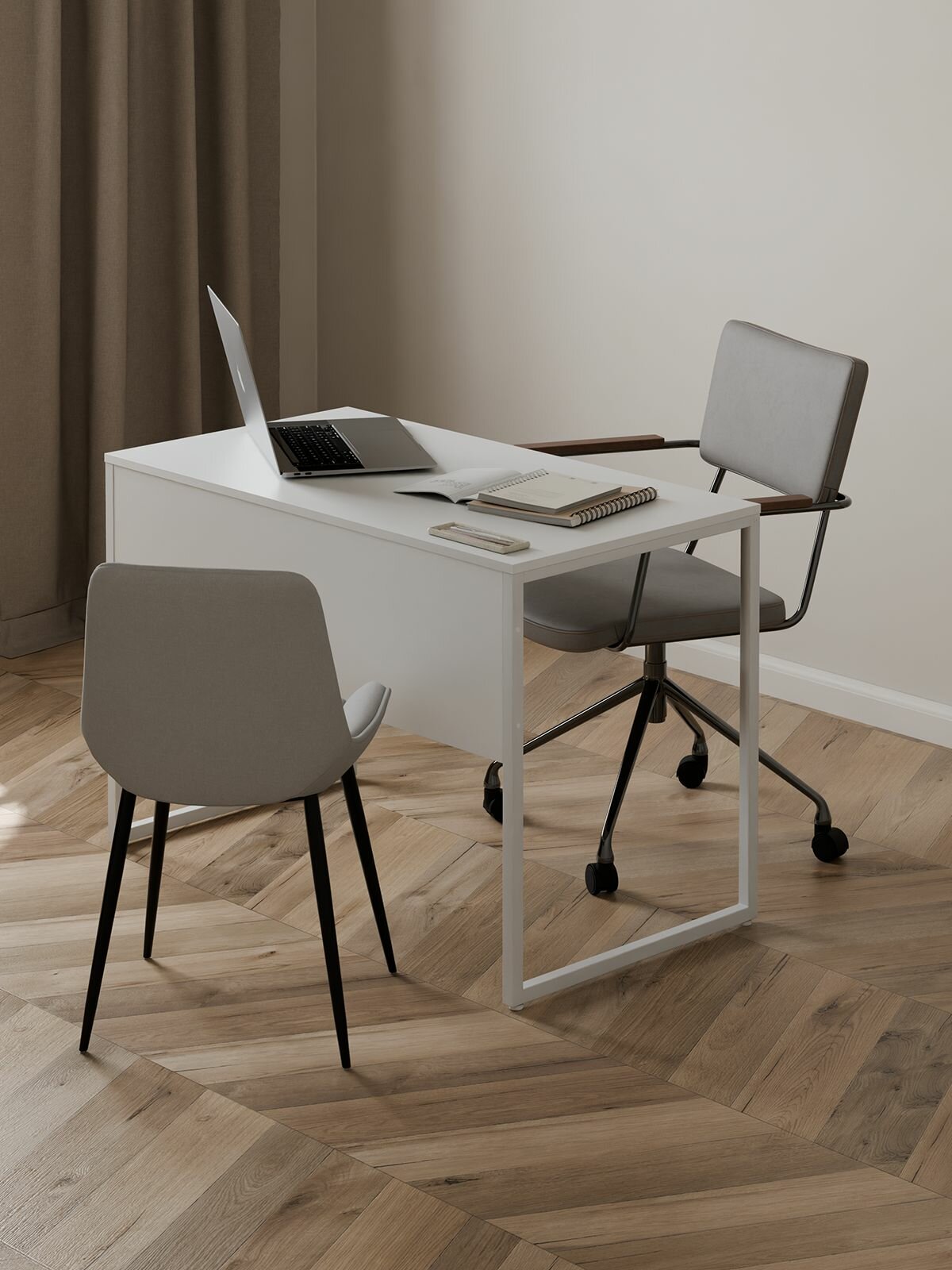 Стол компьютерный письменный офисный лофт 110х60х75 см