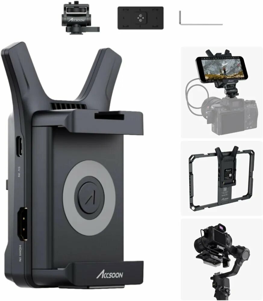 Беспроводной HDMI-передатчик видеосигнала Accsoon CineView Nano, 1080P, 150 м