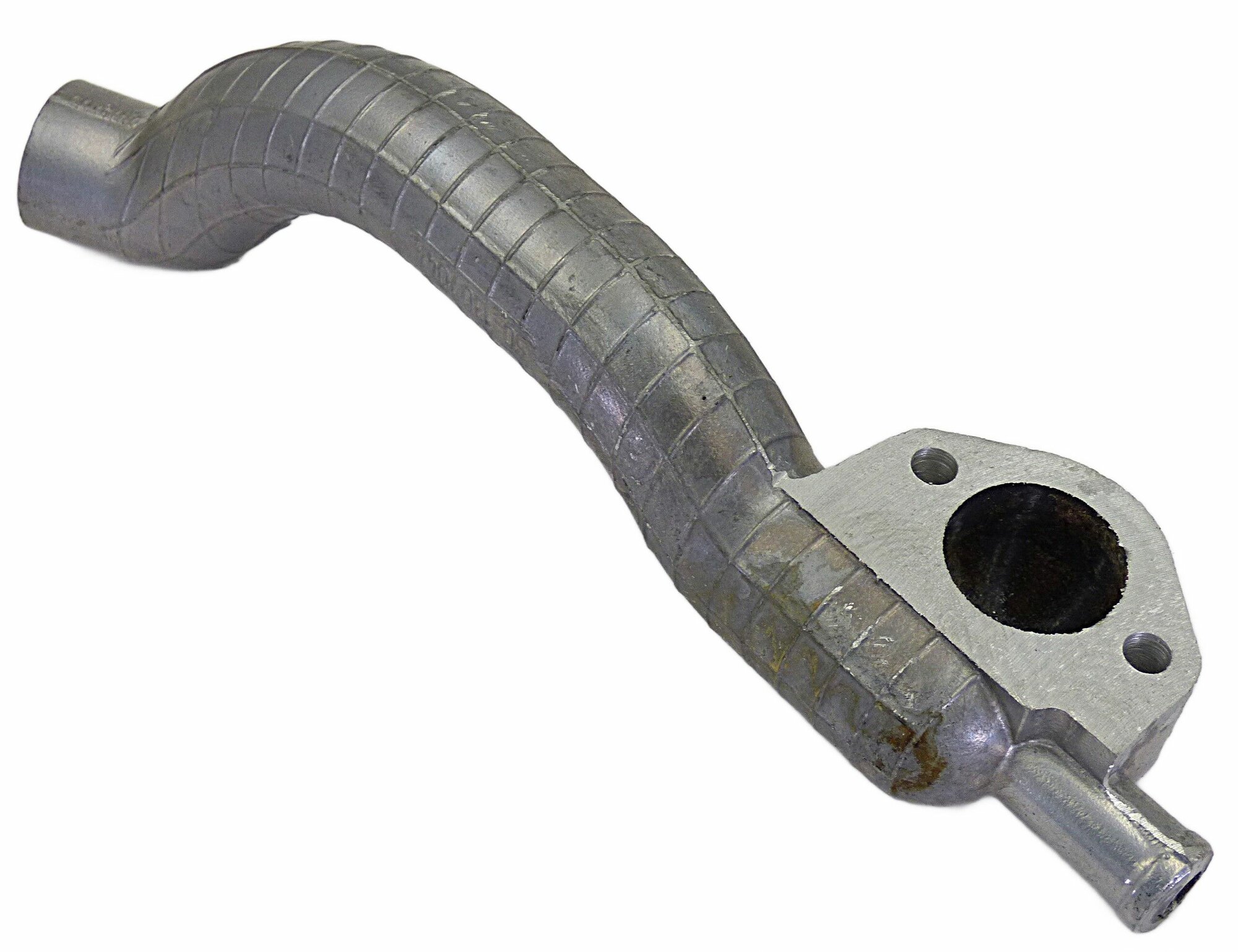 Патрубок водяного насоса 50-1307044, алюминиевый, для двигателя д-240, для колесных тракторов и экскаваторов марки МТЗ