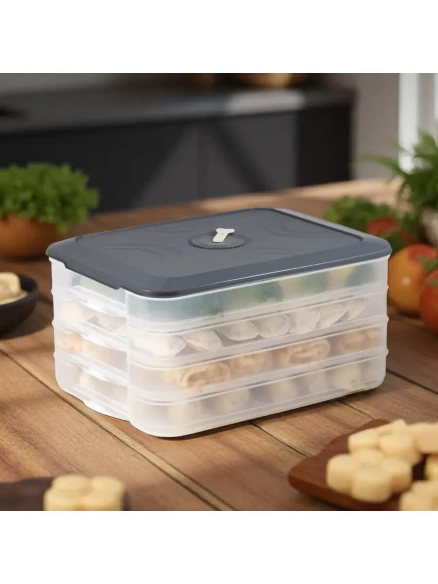 Контейнер многоуровневый для заморозки и хранения4 яруса