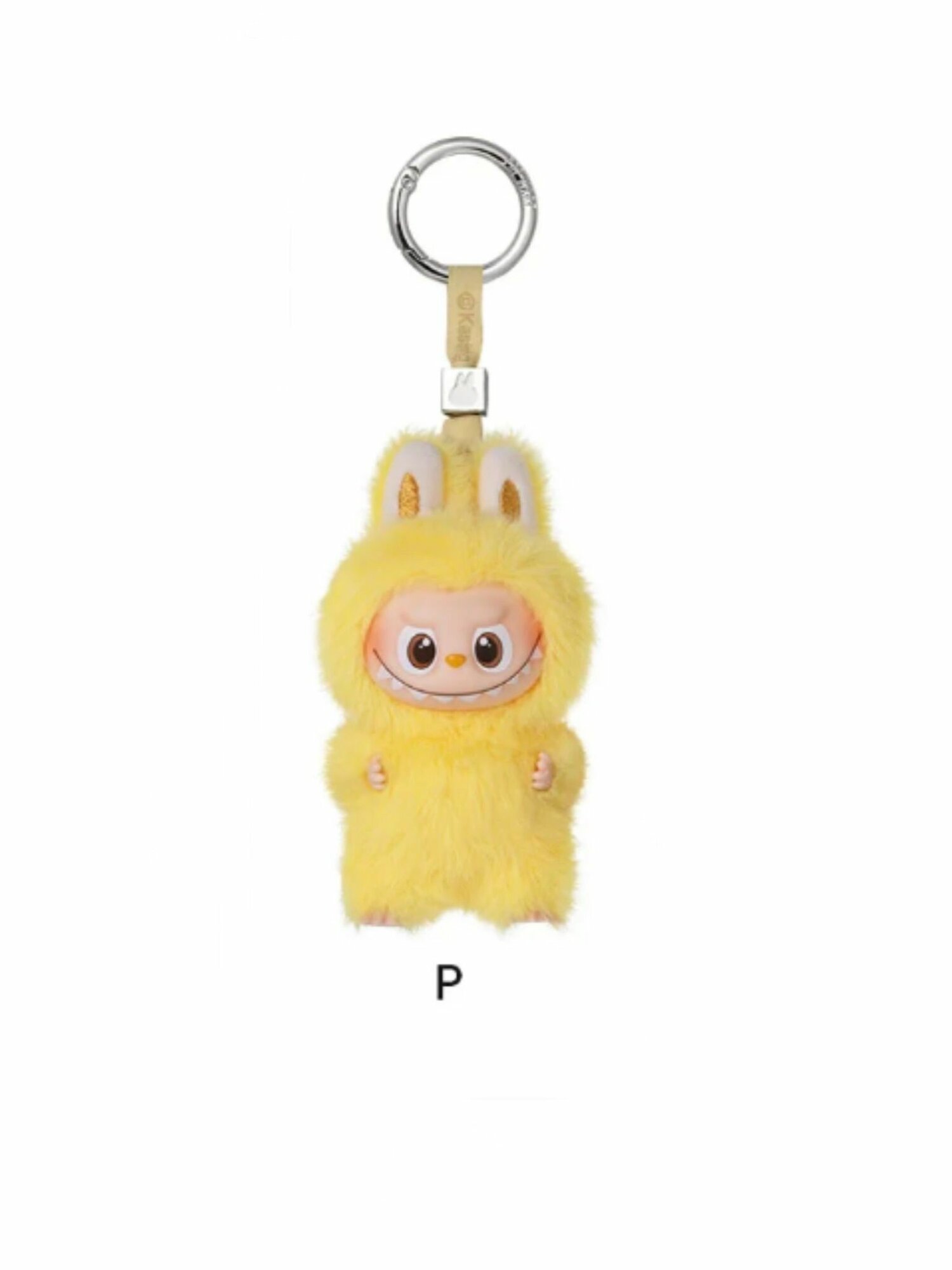 Открытая игрушка-брелок Pop Mart Лабубу Pin For Love буква P