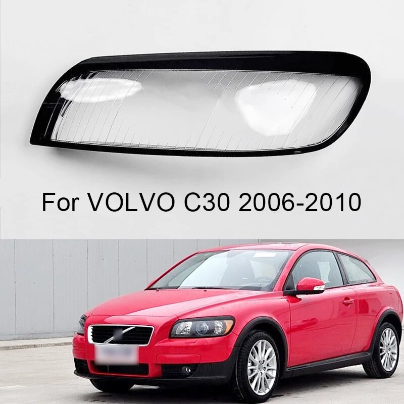 Для VOLVO C30 2006 2007 2008 2009 2010 автомобильная фара, сменная крышка объектива фары, стекло фары Left and Right