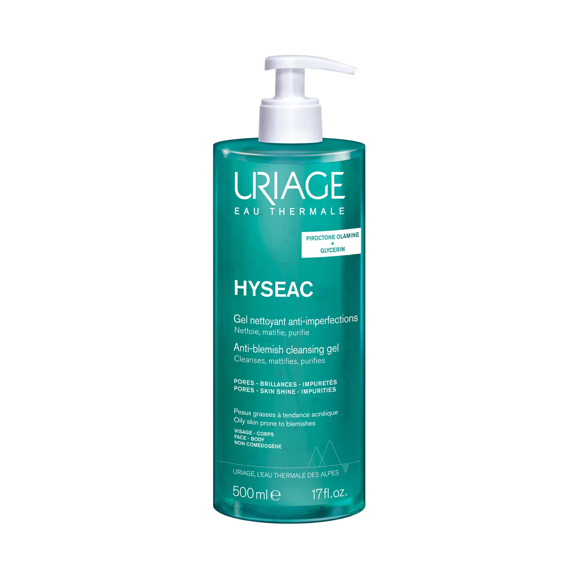 Uriage Hyseac Anti-Blemish Cleansing Gel Очищающий гель против несовершенств кожи, 500мл