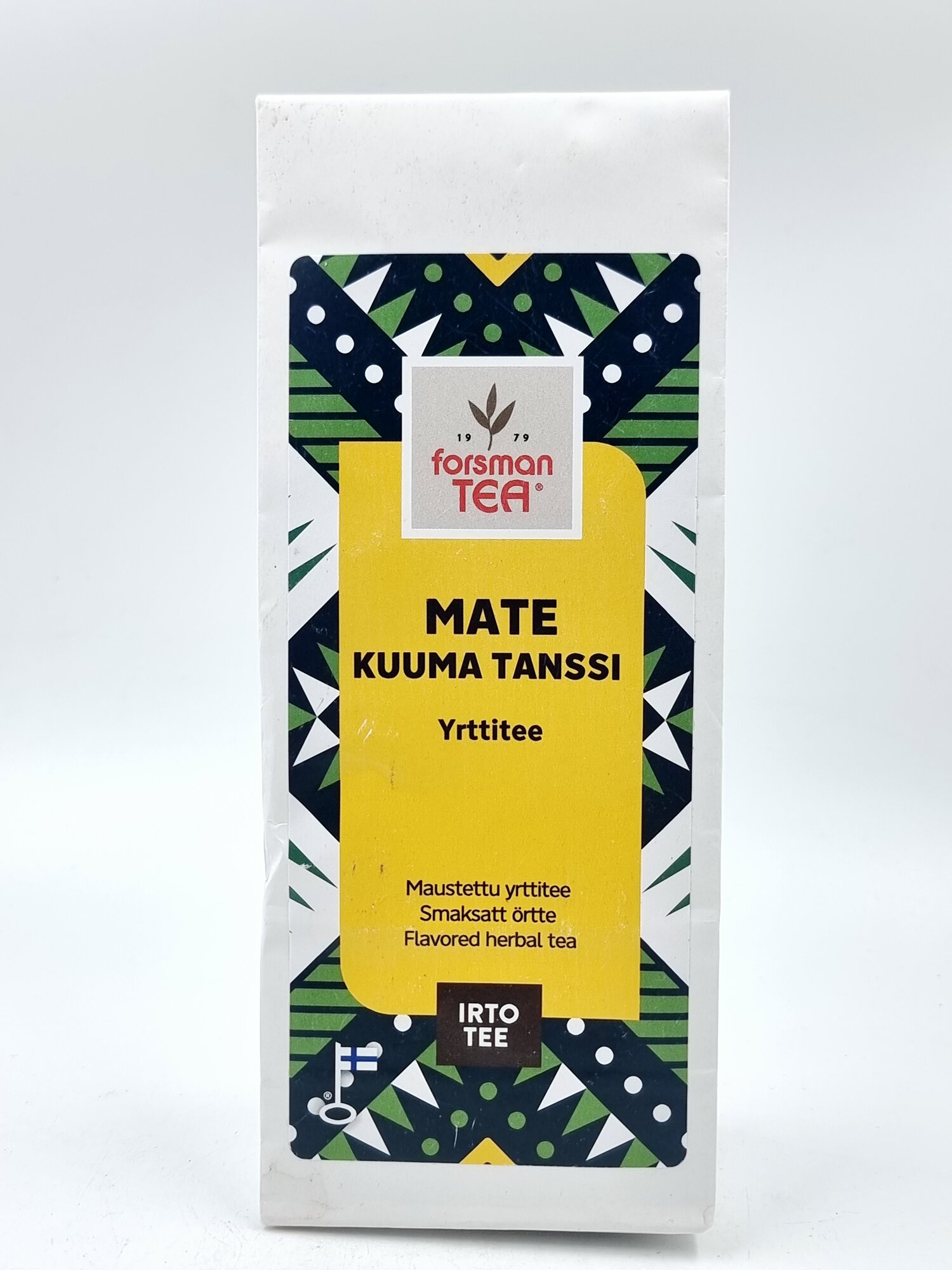 Чай Мате Forsman Kuuma Tanssi с календулой и ароматом манго, ананаса, маракуйи 60 г (из Финляндии)