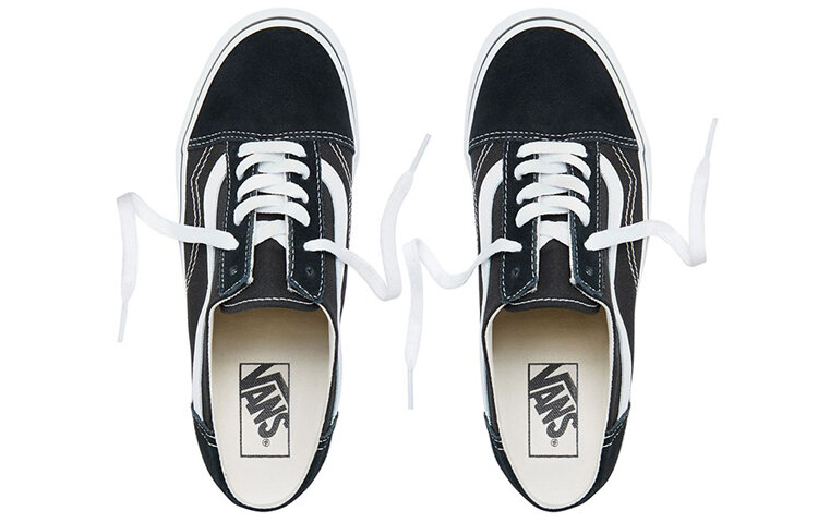 Кеды VANS Old Skool, размер 43 EU, белый, черный — фото 1