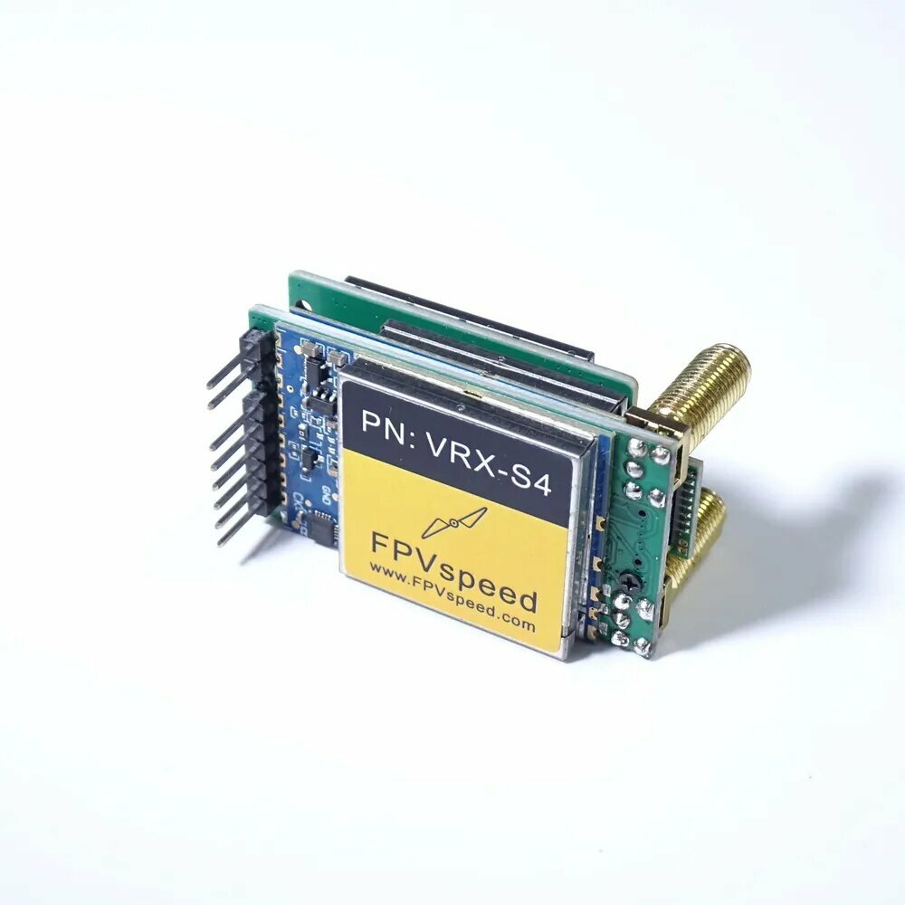 Bидеоприемник VRX-S4 1.2G 1.3G 9CH, vrx 1.2ГГц/1.3ГГц 9каналов Беспроводной Видеоприемник (1080-1360 MHz)