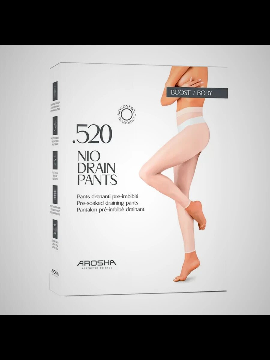 AROSHA NIO DRAIN PANTS, Дренажный комплект с легинсами для коррекции отечного целлюлита (размер S/M)