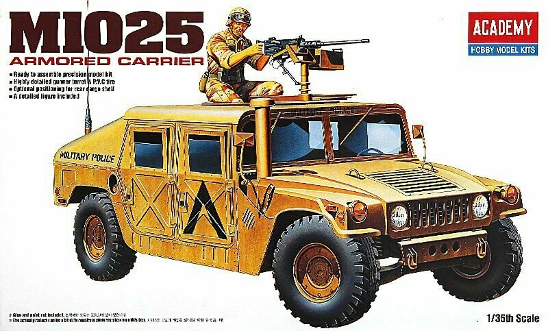 Academy 13415 1/35 M1151 Усовершенствованный носитель вооружений, сборная масштабная модель бронетранспортера для моделизма, диорам и коллекционной экспозиции