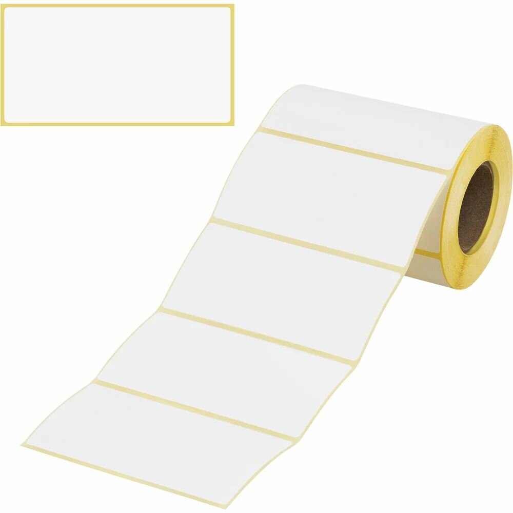 Этикетка термотрансферная офисмаг Полуглянец, 100x50 мм, 500 этикеток в ролике 111978