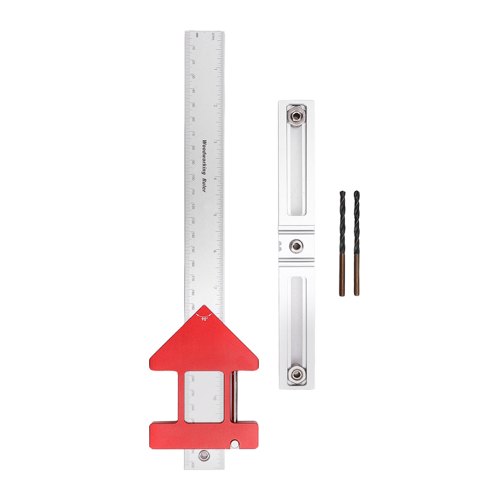 Универсальный шаблон для изготовления мебели 5 в 1, регулируемое расстояние между отверстиями 7,5 дюймов, угол сверления 30, 45, 60, 90, 120, 135 градусов, направляющая для сверления.