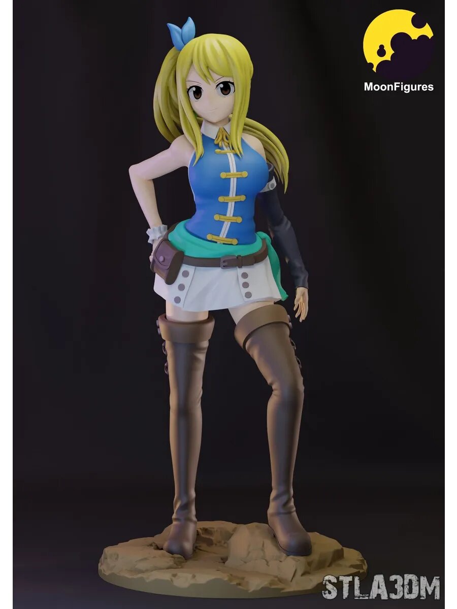 Коллекционная фигурка Lucy Heartfilia под покраску 20 см
