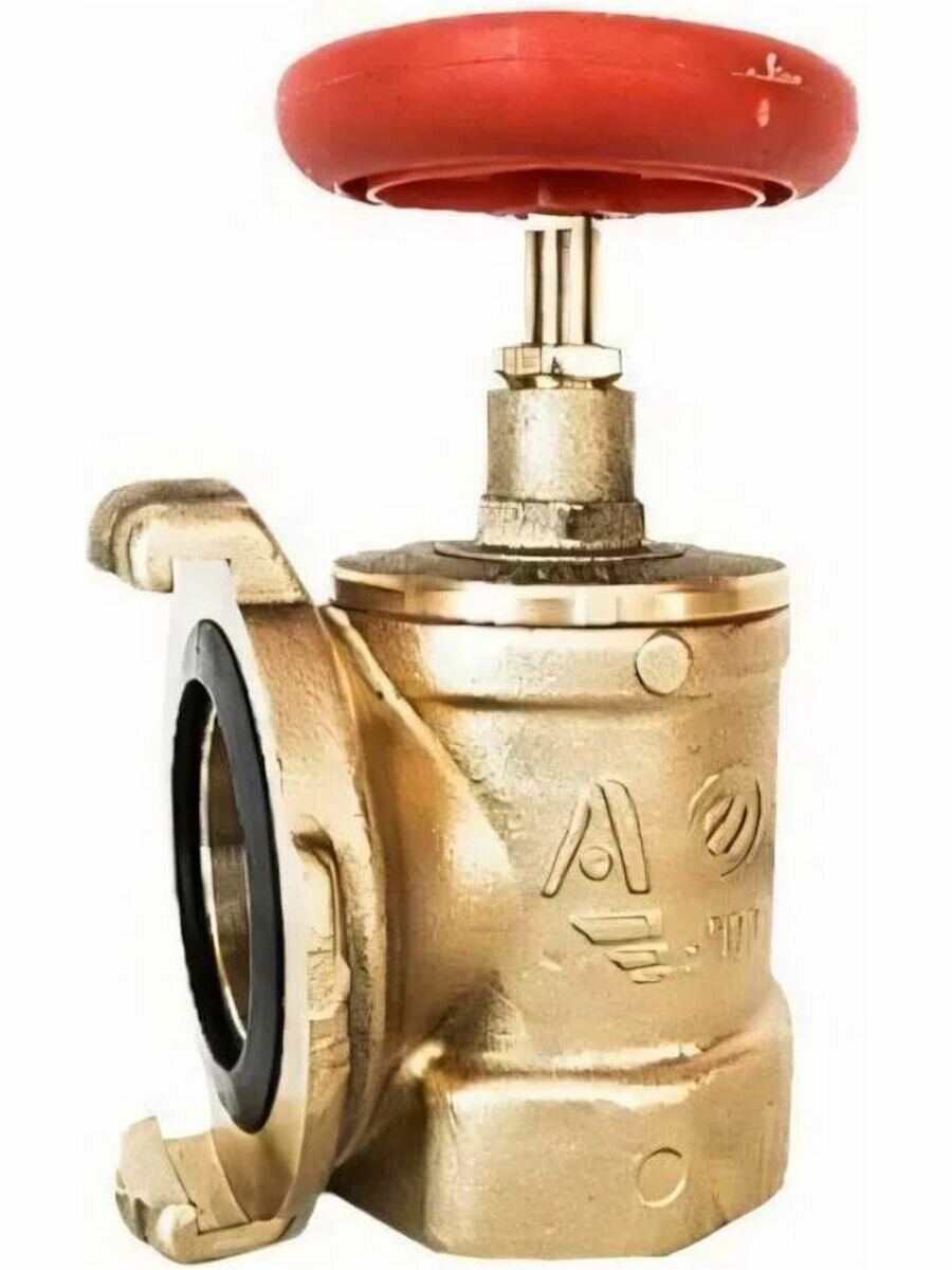 Пожарный клапан Апогей кпал 50 латунный, с соединительной головкой 50 мм 110053