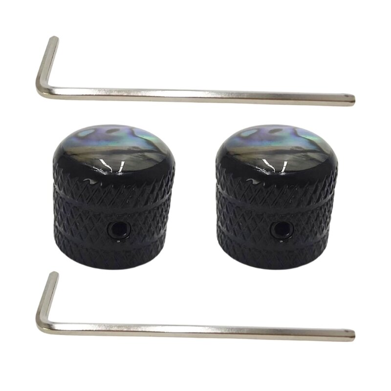 Pack of 2 Standard Guitar Knobs Potentiometer Caps Suitable for Various Models