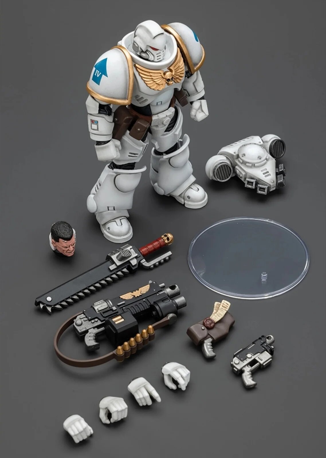 【MT】JOYTOY Warhammer 40K Space Marines White Consuls Intercessors1 1/18 Фигурка Модель игрушки