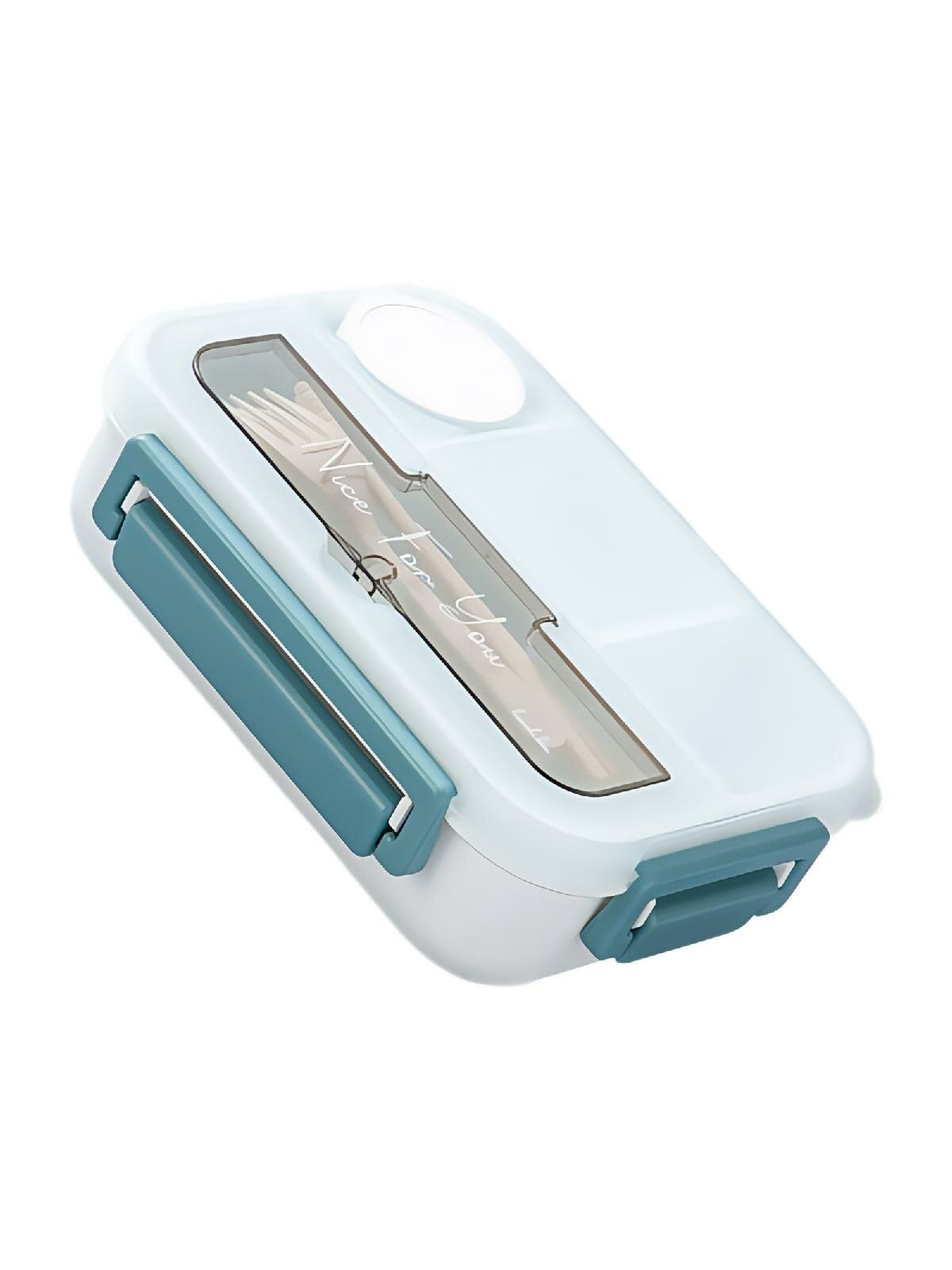 Ланч-бокс с вилкой и ложкой Контейнер для ланча Прочный ящик для хранения продуктов