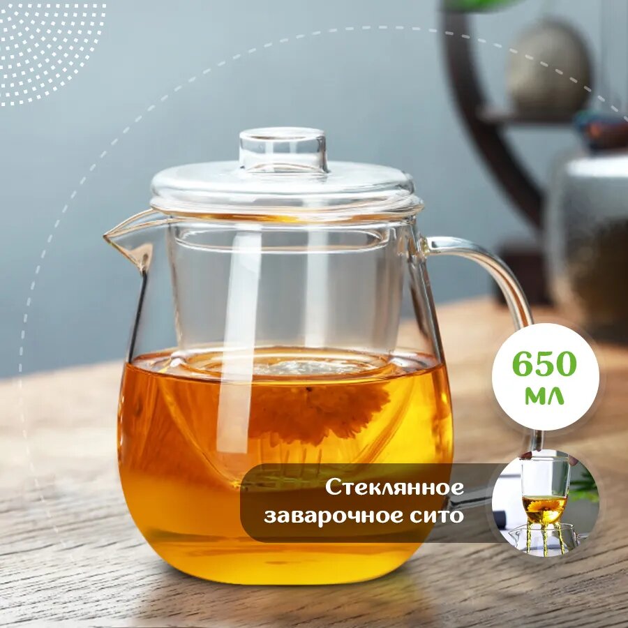 Чайник заварочный "заварочные чайники", 650 мл